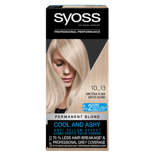 Syoss Permanent Blond farba za kosu 10-13 Arktička plava — Bazzar.ba
