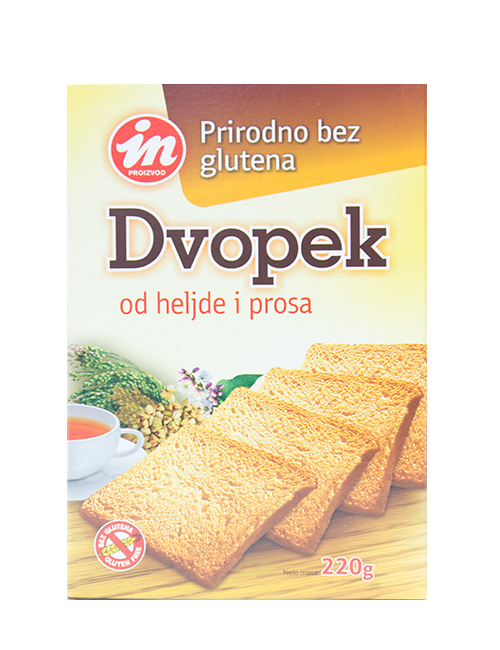 Aleksandrija dvopek od heljde i prosa bez glutena 110g — Bazzar.ba