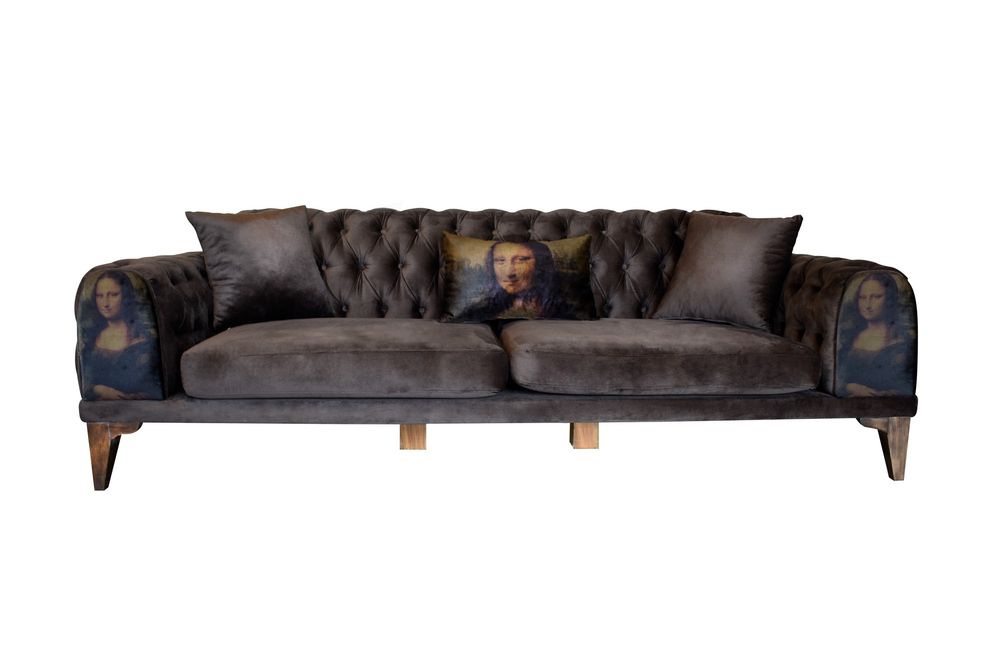 Anchiano Braon Sofa za Tri Osobe — Bazzar.ba