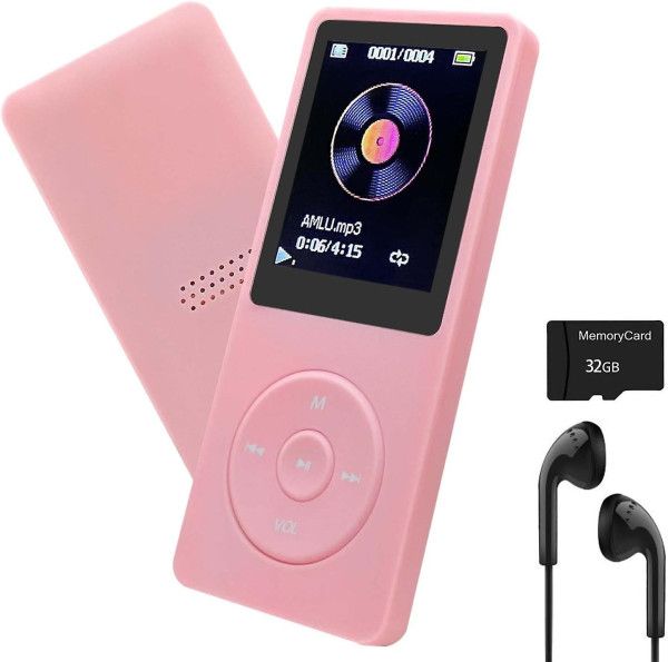 MP3 Player Bluetooth 32GB pink 600691 — Bazzar.rs