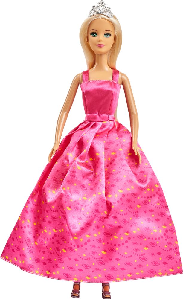 BONNIE PINK Lutka princeza s odjećom i tijarom, 29 cm — Bazzar.hr