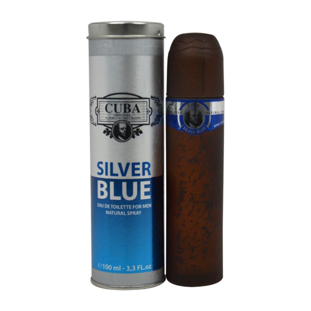 Cuba Silver Blue EDT 100 ml - Muški Parfem — Bazzar.hr