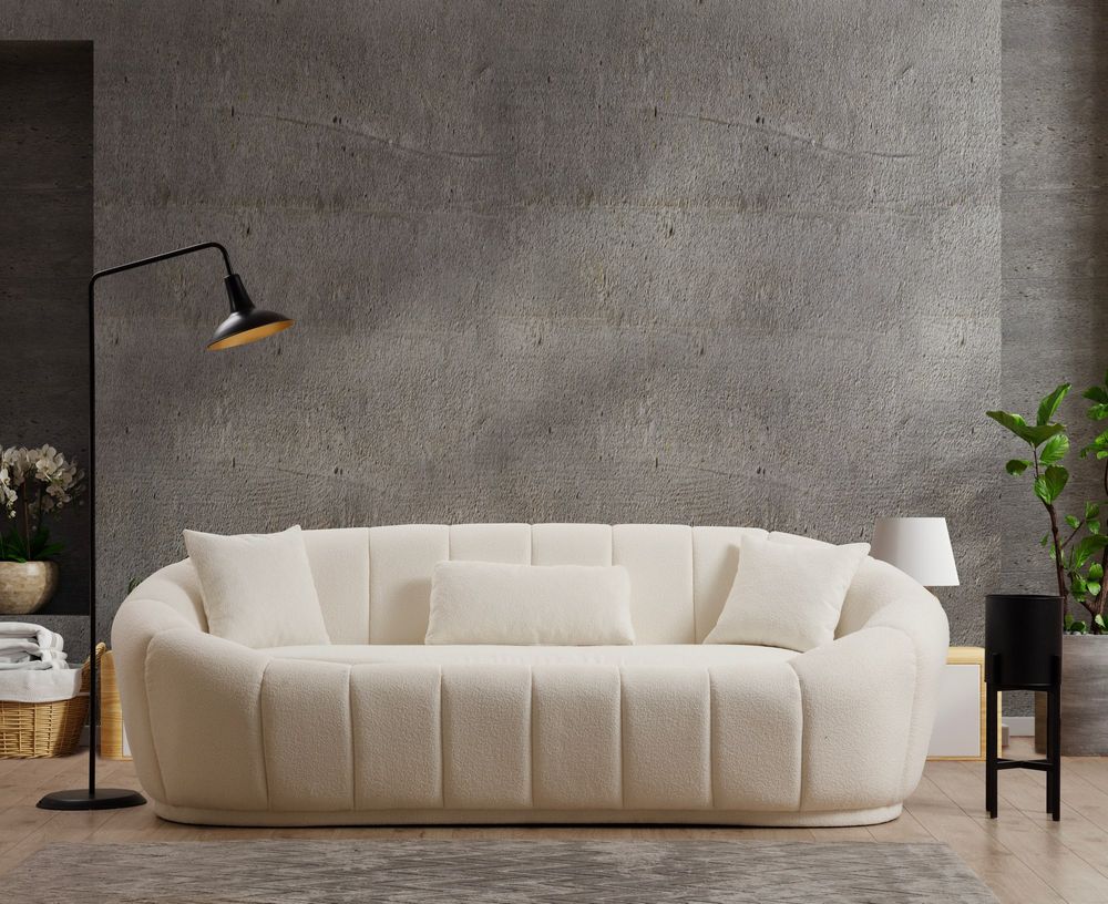 Trosjed Midye 3 Cream, 235 cm — Bazzar.ba