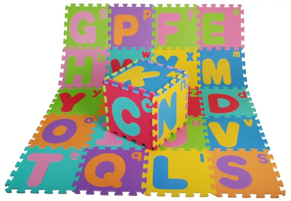 Edukativna podloga za igru - puzzle velika i mala slova — Bazzar.hr