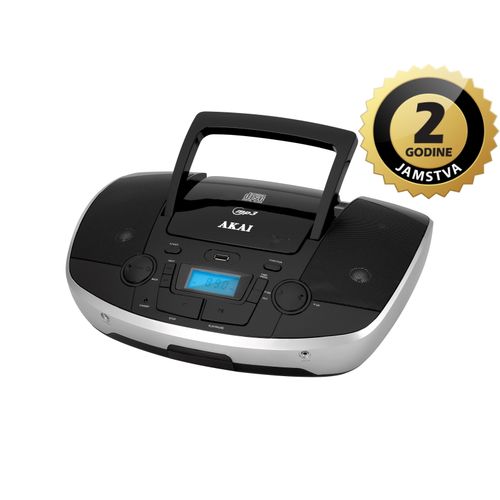 AKAI CD player, FM radio, USB, MP3, LCD, DC + baterije — Bazzar.hr