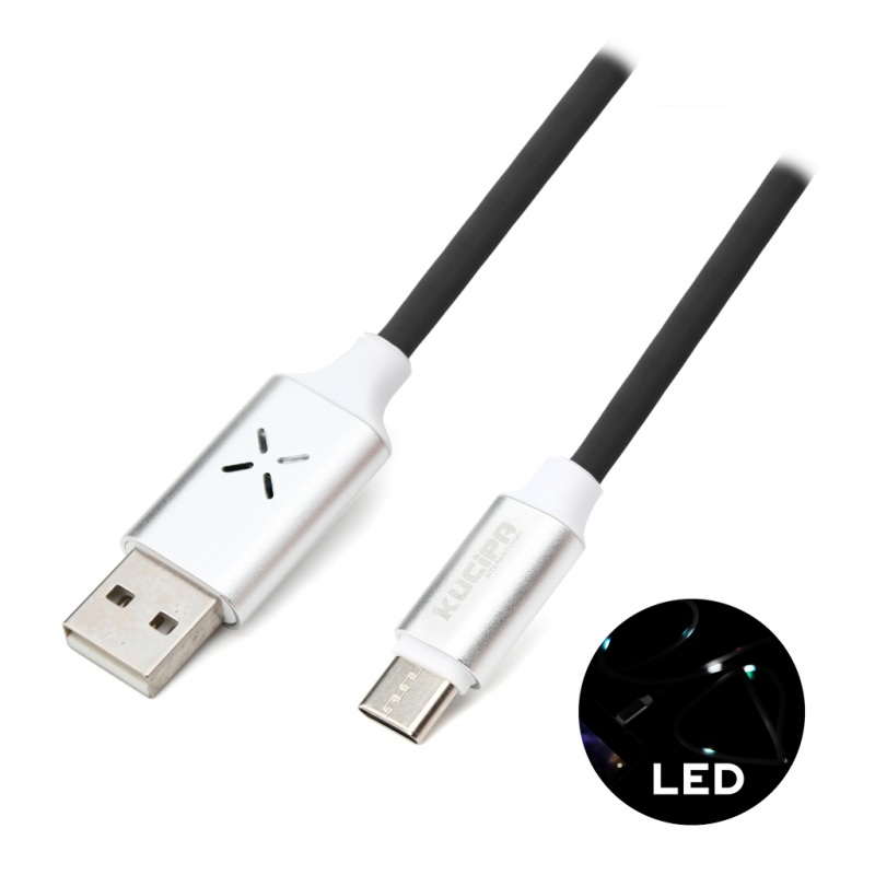 Data kabl KUCIPA K257 Type C 1m crni — Bazzar.rs